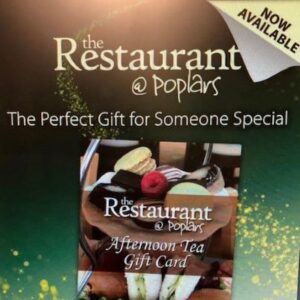 Afternoon Tea Gift Cards - Poplars
